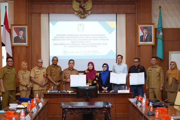 Pemprov Kalbar Teken MoU Jaga Ekosistem Alam Berkelanjutan untuk ...